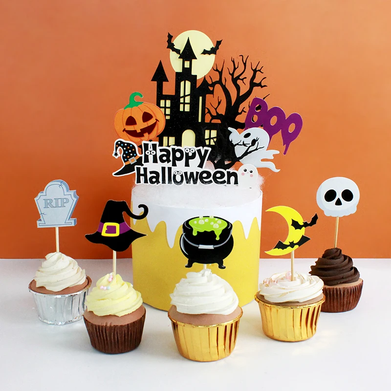 Halloween Cupcake Toppers