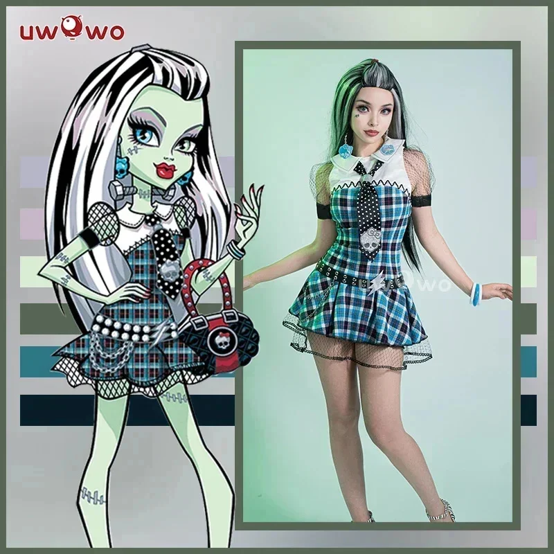 UWOWO-Monster-High-Cosplay-Frankie-Stein-1-Cosplay-Costume-Suit-Female ...