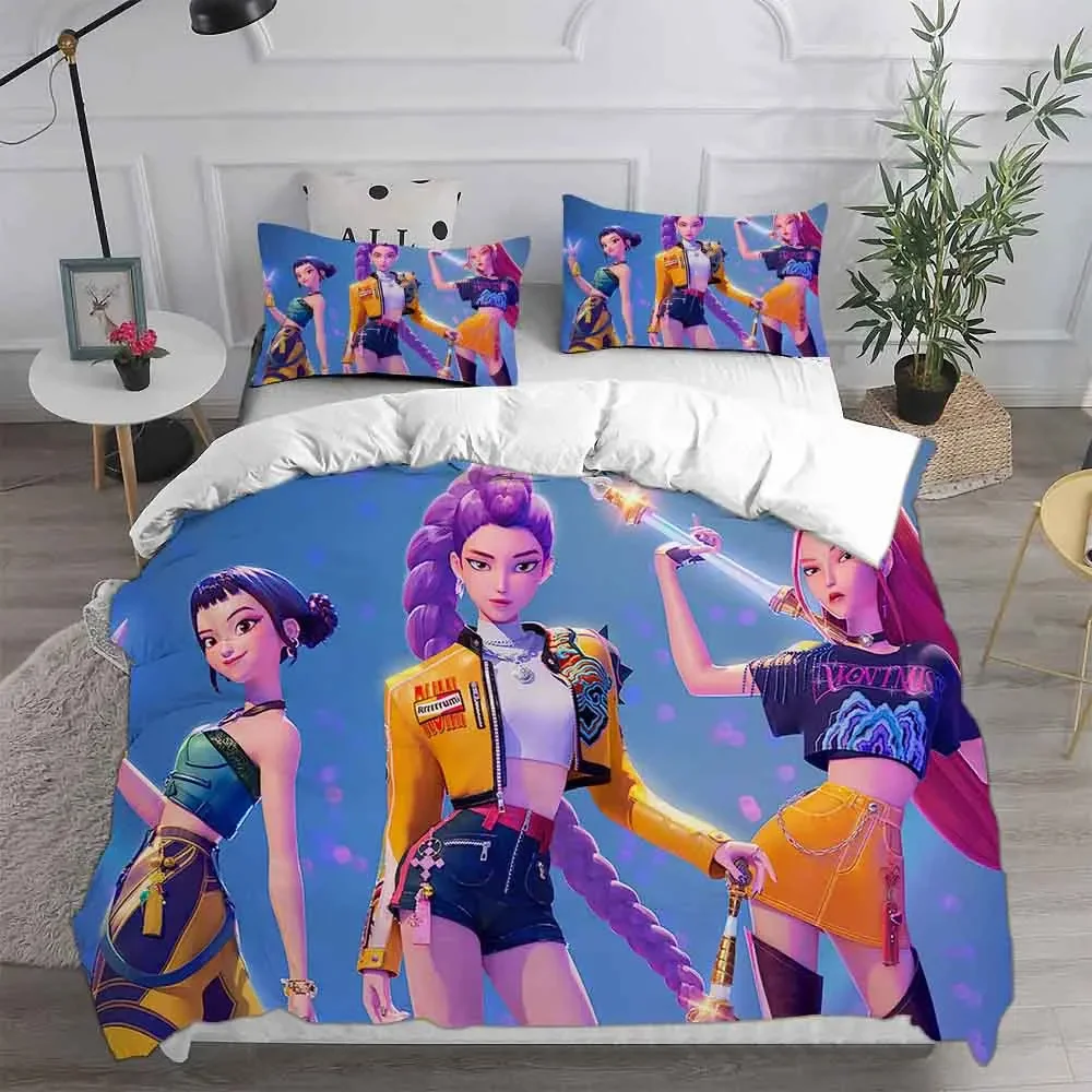 K-Pop Demon Hunter Bed Sheet: The Ultimate Sleep Experience for Fans of ...