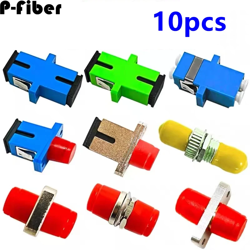 fiber-coupler-10pcs-Optical-fc-sc-optical-fiber-flange-LC-duplex ...