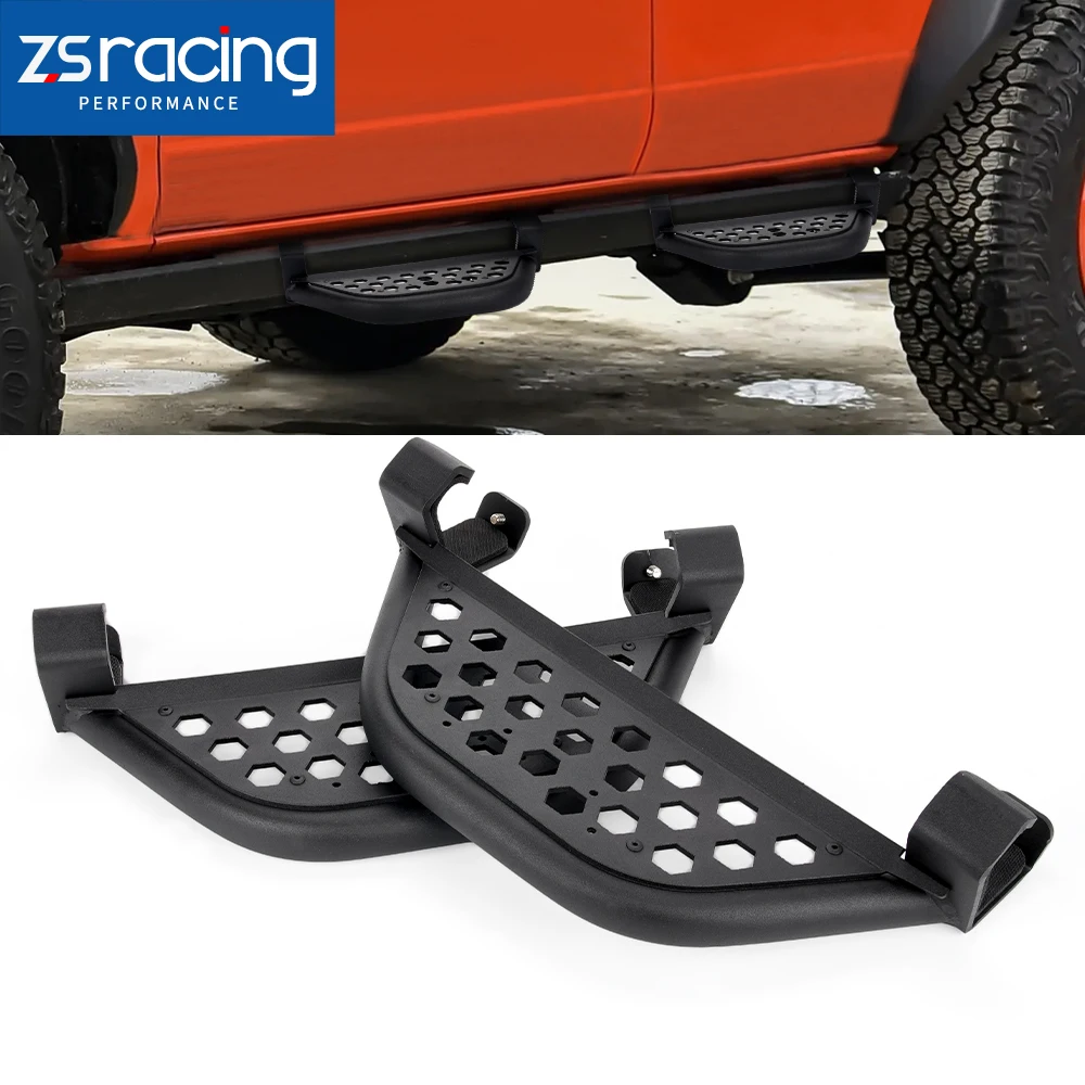 2PCS ‌Car Side Steps Truck Running Board Side Bar Steps Front Rear Door ...