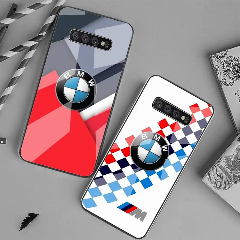 럭셔리 M Power BMW 자동차 휴대폰 케이스, 삼성 S20 울트라 S7 S8 S9 S10 노트 8 9 10 프로 플러스용 ...