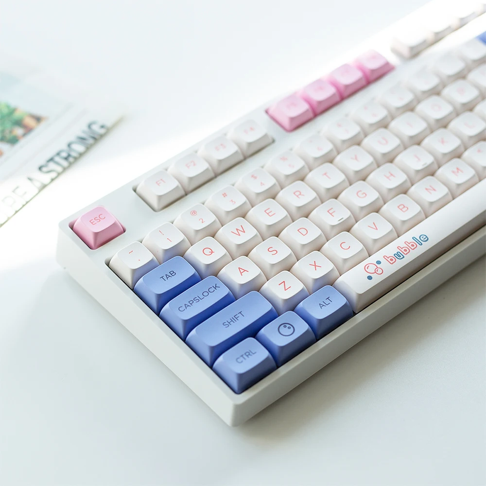Bubble Keycaps Set 127 Key keycaps PBT DYE Sublimation XDA MX Cross ...