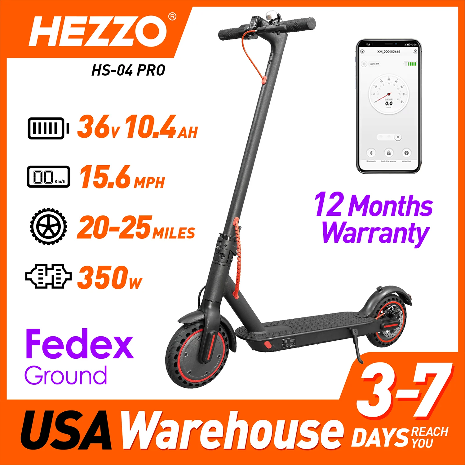 HEZZO-Electric-Scooter-8-5-36v-350W-10-4Ah-Self-balance-Max-15mph ...