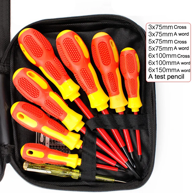 Withstand-1000V-Insulated-Screwdriver-Set-Cross-Slotted-Anti-skid-Screw ...