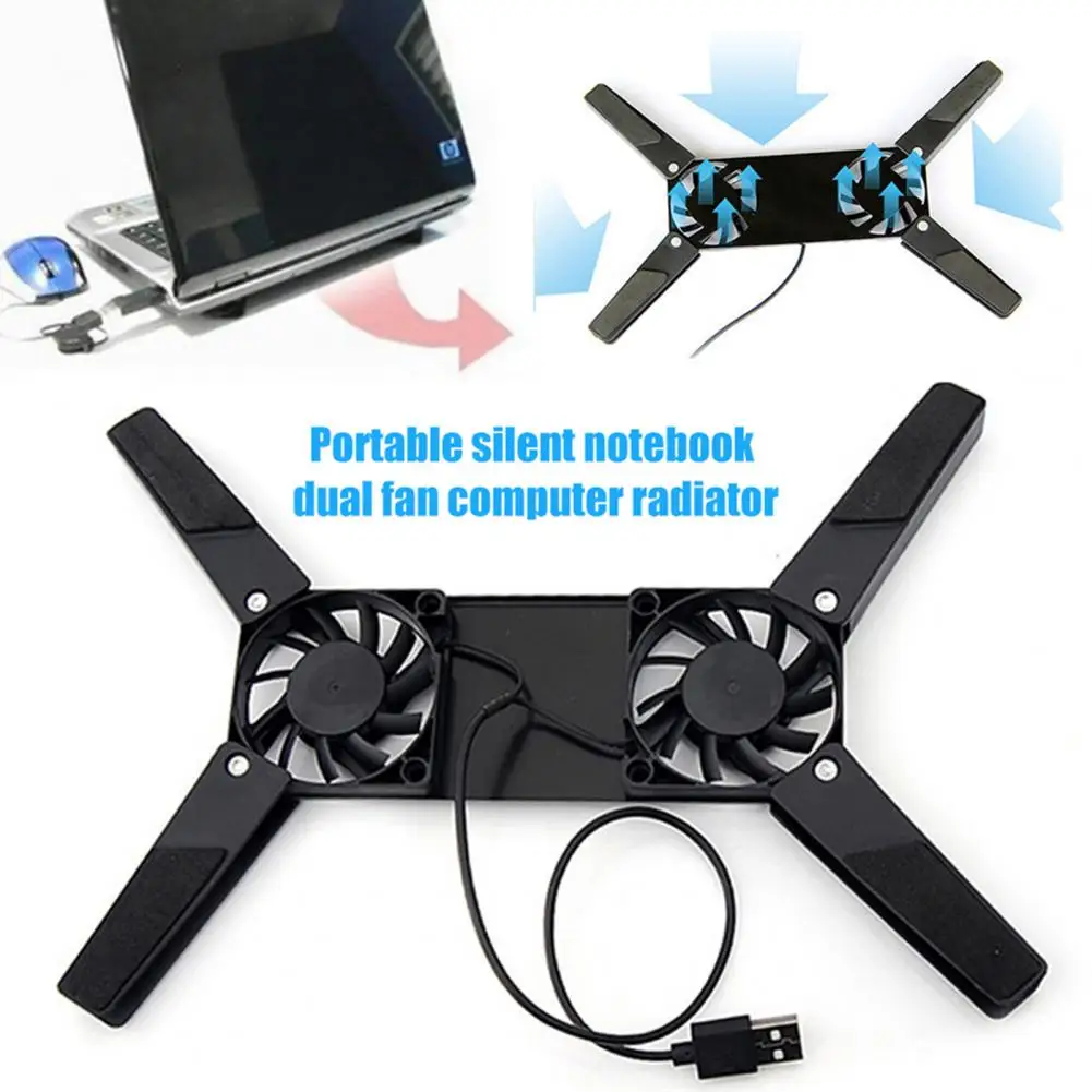 USB-Laptop-Computer-Cooler-Brushless-Fan-Mute-Anti-scratch-ABS ...