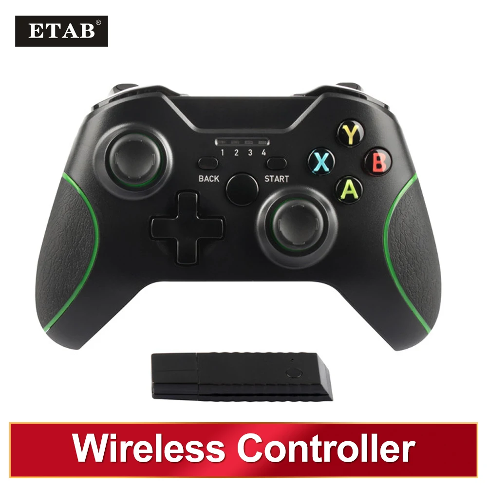 Wireless Wired Game Controller For Xbox One PC 2.4G Dual Vibration ...