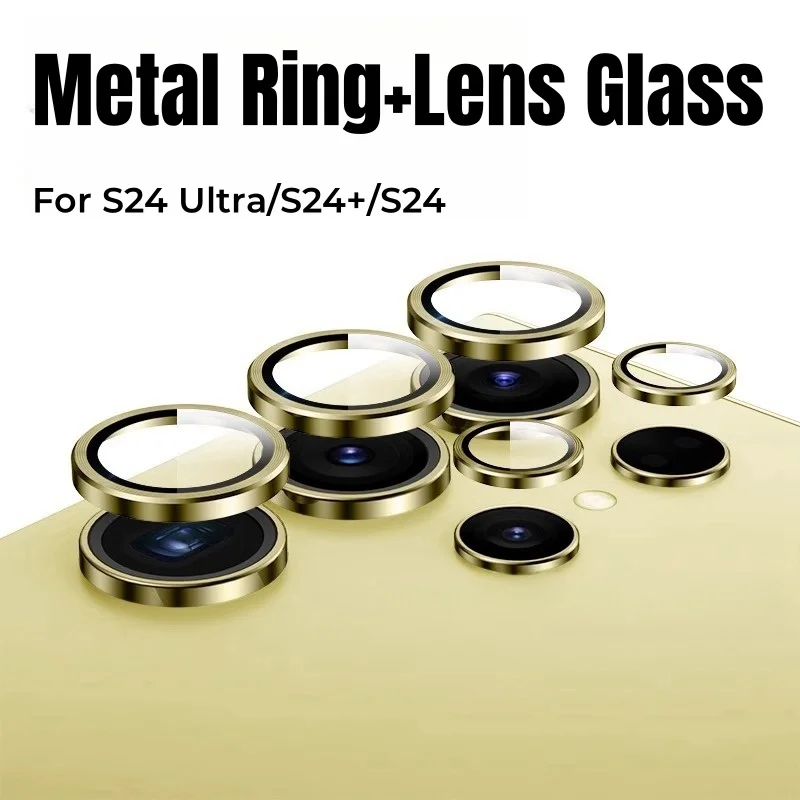 Metal-Camera-Protector-for-Samsung-Galaxy-S24-Ultra-S24-s24plus-Alloy ...