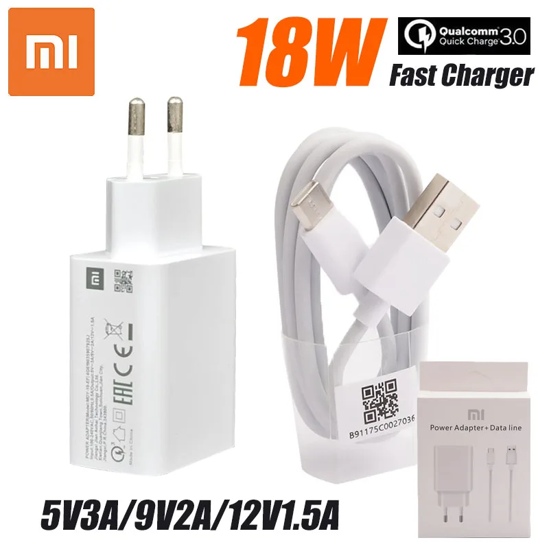 Xiaomi-Mi-9-SE-Fast-Charger-QC3-0-18W-Quick-Charge-Adapter-USB-Type-C ...