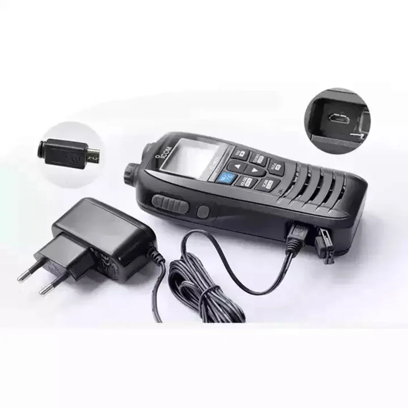 IC-M25-5W-5KM-VHF-Marine-Radio-Marine-Walkie-Talkie-VHF-Handheld ...