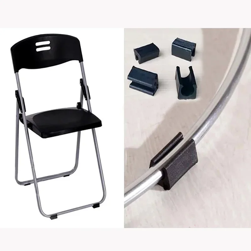 10pcs Non-slip Chair Leg Pad Damper U Shaped Pipe Clamp Tube Caps ...