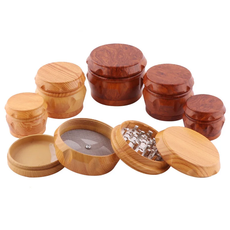 Molinillo de resina de madera para hierbas y tabaco, molinillo de ...