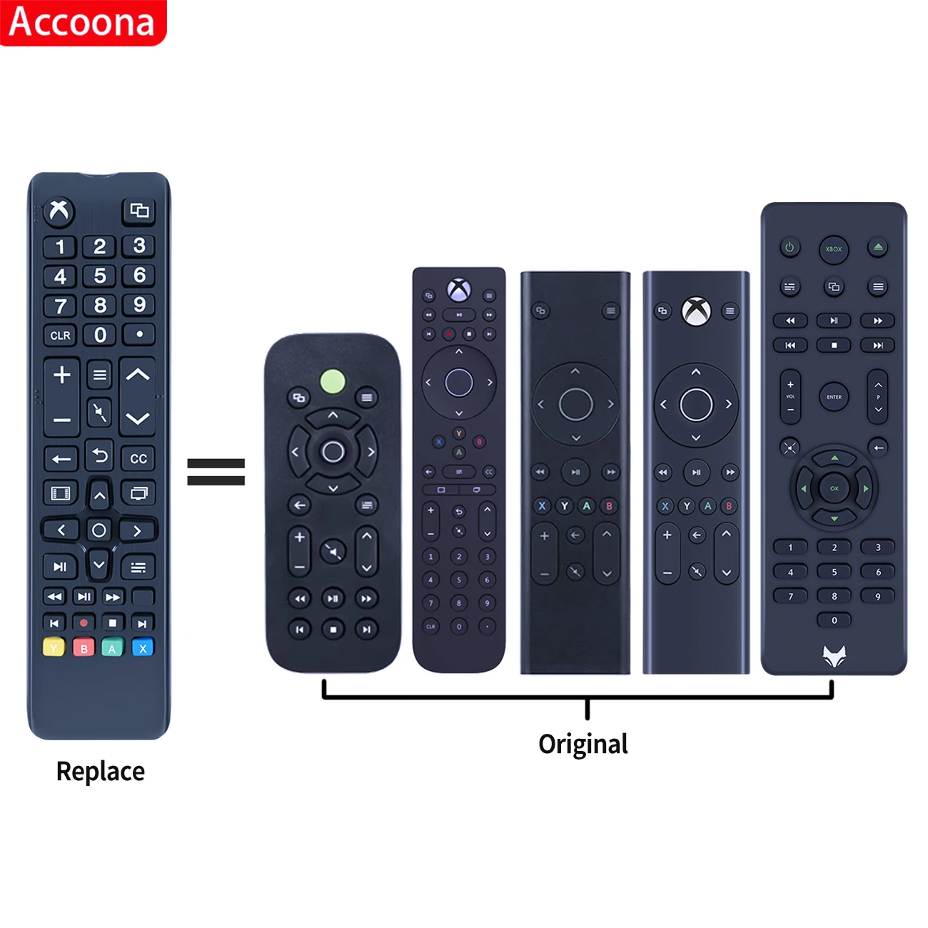 Remote-Control-For-Xbox-One-S-X-DVD-Entertainment-Multimedia-Controller ...