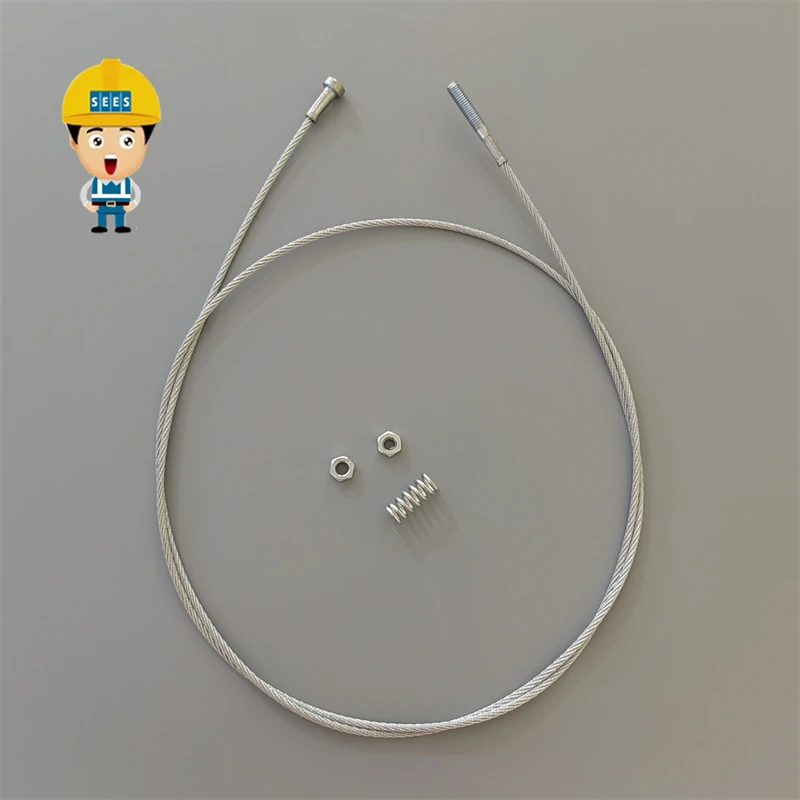 SEES 5PCS Elevator landing door aircord cable W=3mm L=1350MM 6mm ...