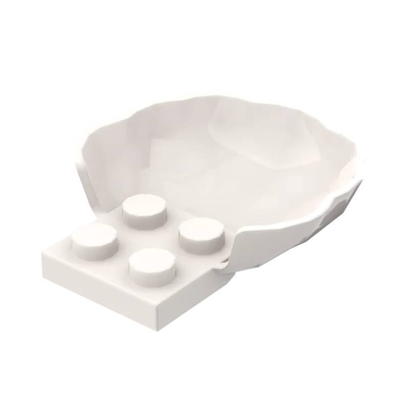 BuildMoc-10PCS-Assembles-Particles-18970-4-x4-5-x-1-1-Scallop-Clam ...