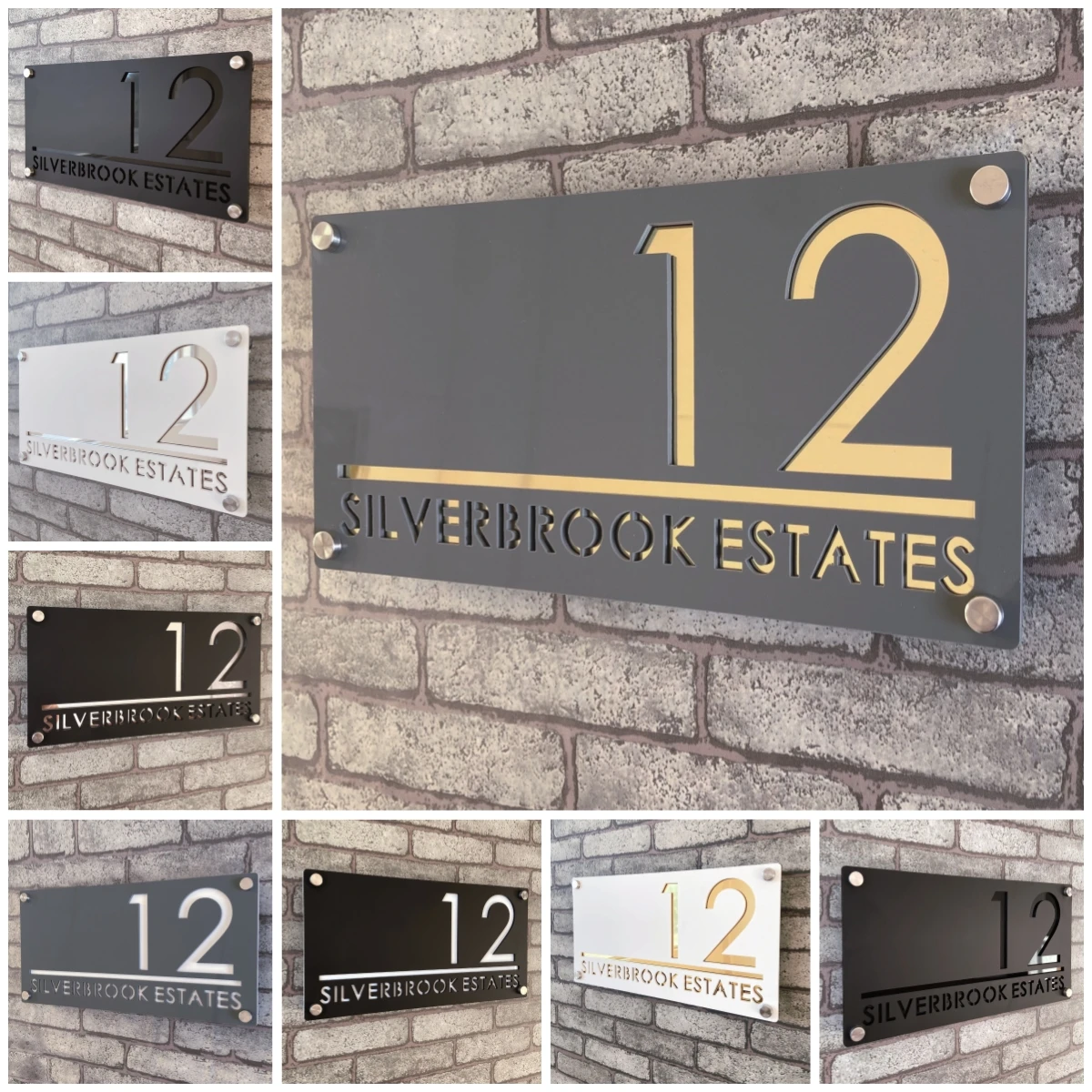 Waterproof Acrylic House Number Sign for Wall Decor Stylish, Durable ...