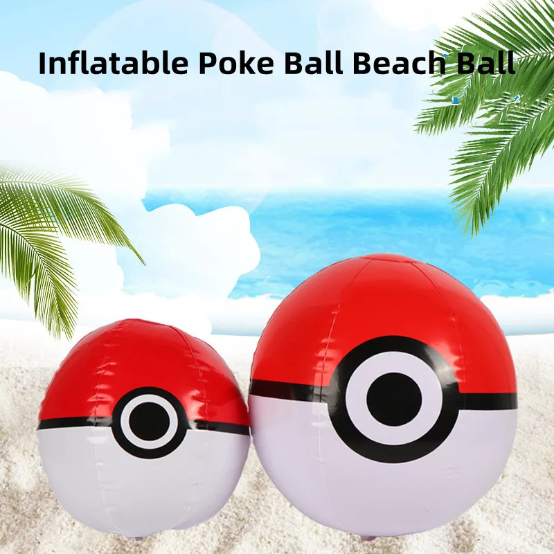 Pokemon Pvc Inflatable Beach Ball Red Elf Parent-child Interactive ...