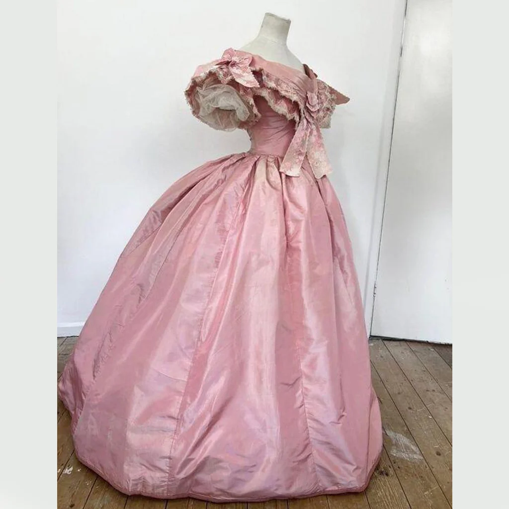 1850s-1860s-Victorian-Dancing-Ball-Gown-Costume-Civil-War-Princess ...