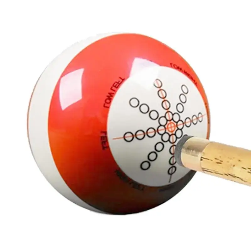 Red-White-Pool-Ball-Red-White-Beginner-Training-Pool-Ball-Resin ...