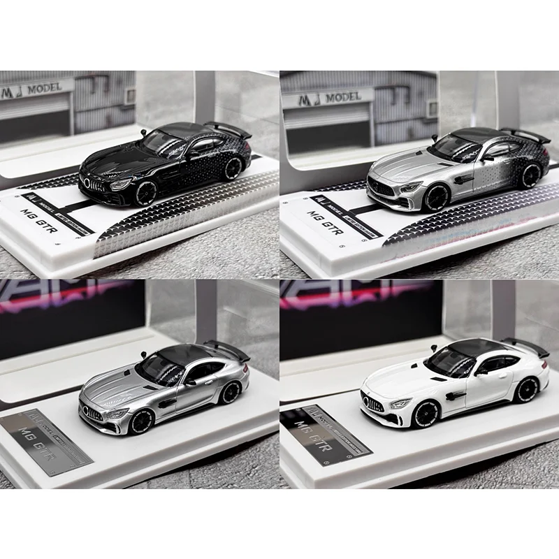 Mj modelo diecast escala 1:64 gtr hardtop supercar carro liga simulação ...