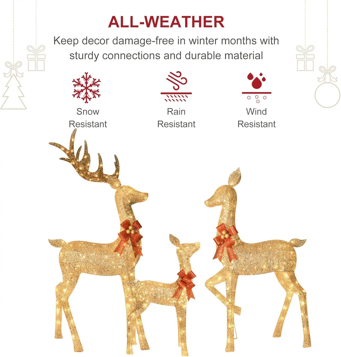 Solar Reindeer Outdoor: How I Transformed My Winter Yard into a Magical ...
