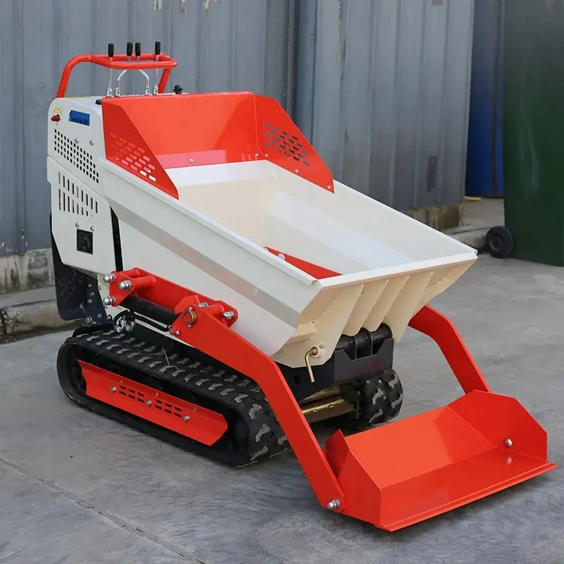 Mini Tracked Dumper 500kg 800kg Hydraulic Dump Transporter ...