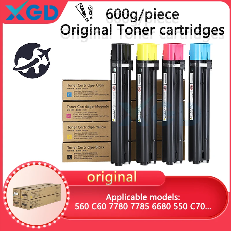 Original-Toner-Cartridge-For-Xerox-560-C60-7780-7785-6680-9070-550-570 ...