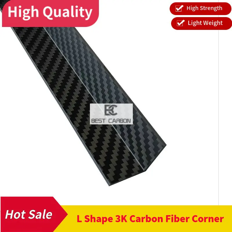 Free-shipping-Twill-matte-surface-L-shape-3K-Carbon-Fiber-Corner-100 ...