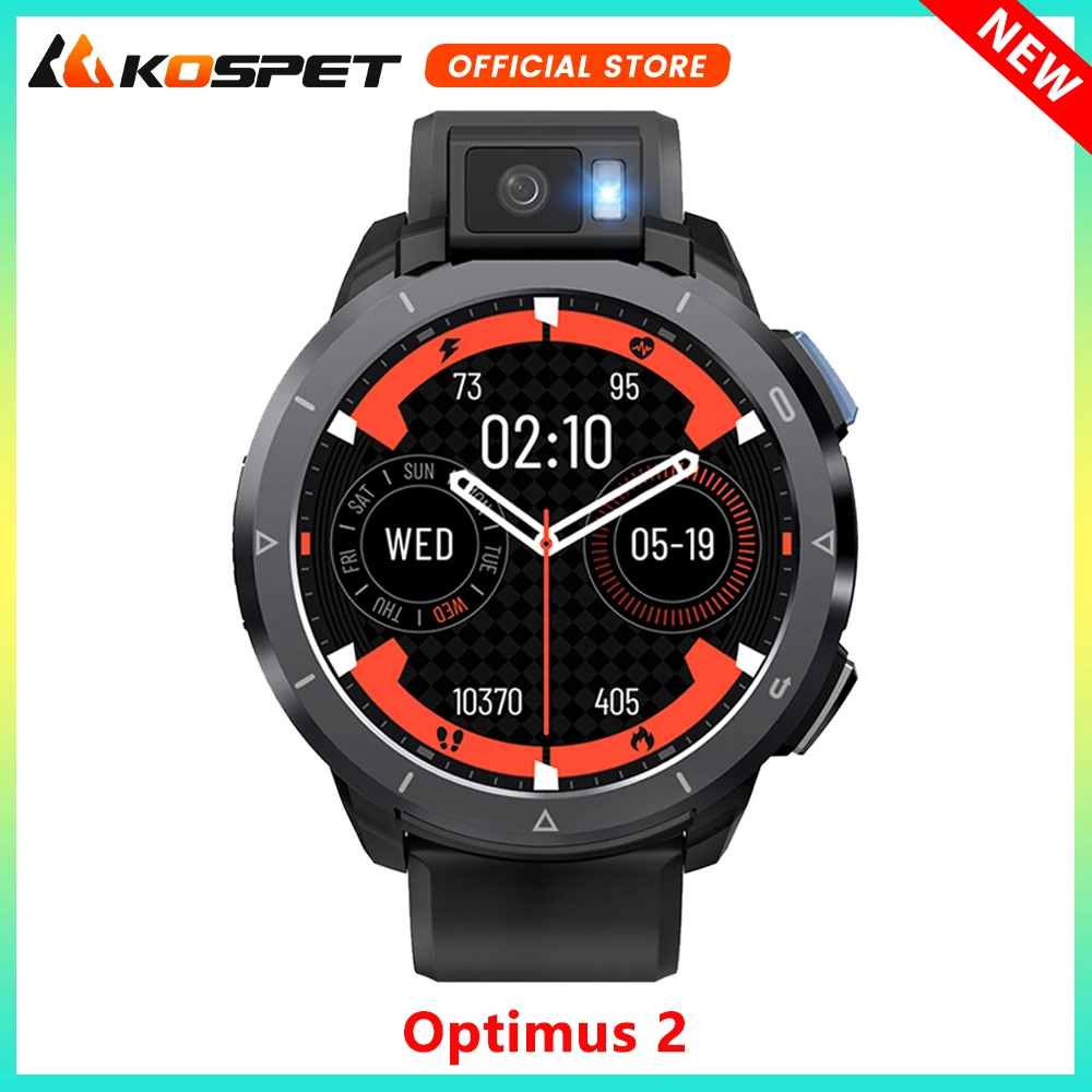 KOSPET OPTIMUS 2 Ultra Smartwatch Android 4G GLONASS 4GB+128GB 13MP ...