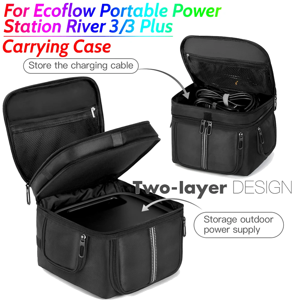 Carrying Case Portable Power Station Bag Waterproof Anti-drop Multiple ...