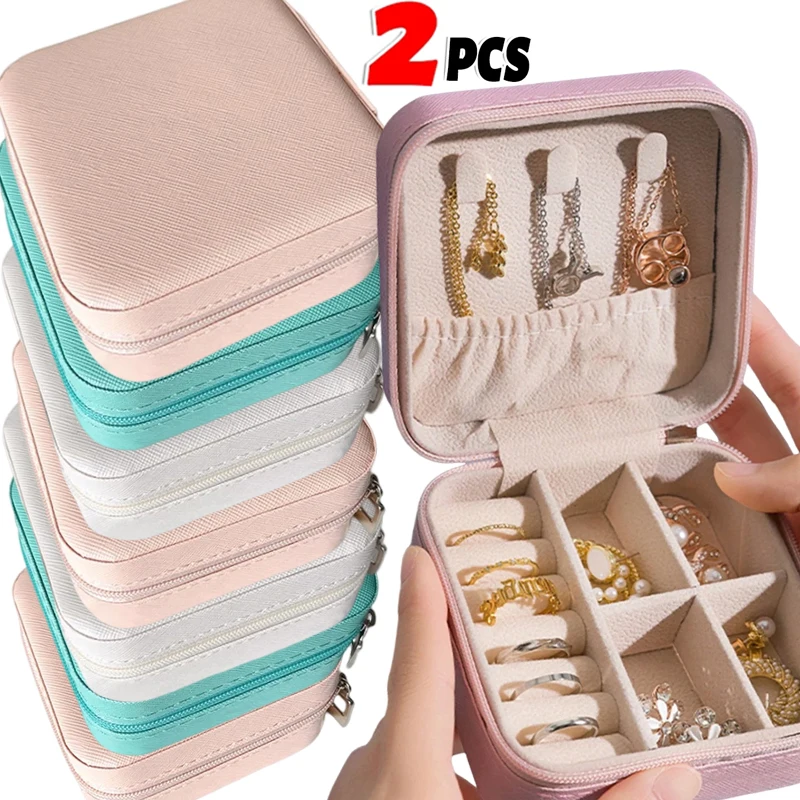 Portable-Small-Jewelry-Box-Organizer-Display-Travel-Jewelry-Case-Boxes ...