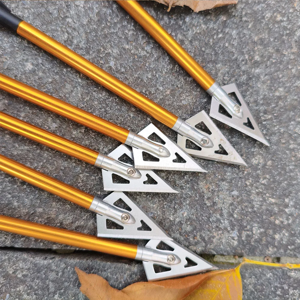 Archery 6.9" Crossbow Bolts Mini Aluminium Arrows with Steel Arrowheads ...