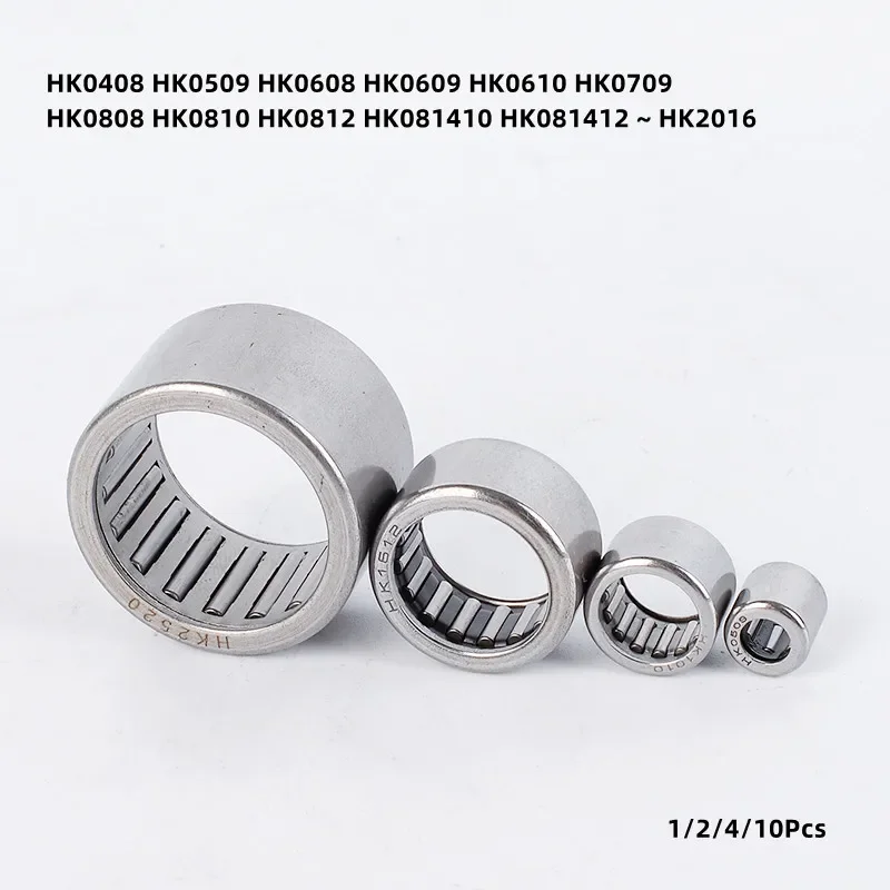 1-2-4-10Pcs-Needle-Roller-Bearing-Stamped-Shell-HK0408-HK0509-HK0608 ...