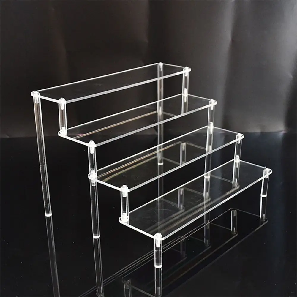 Acrylic Display Stand Pottery Storage Rack Doll Clay Figurine Display ...