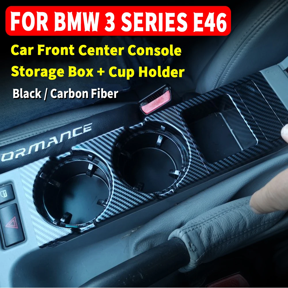 Car Center Console Water Cup Holder Beverage Bottle Holder Coin Tray ...