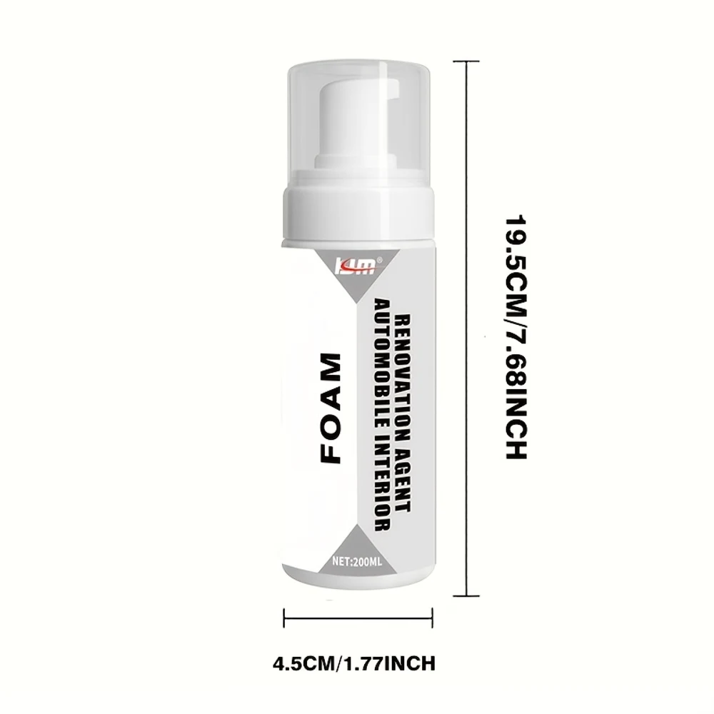 200ml Multi-Purpose Foam Cleaner & Rust Remover Spray - Powerful Stain ...