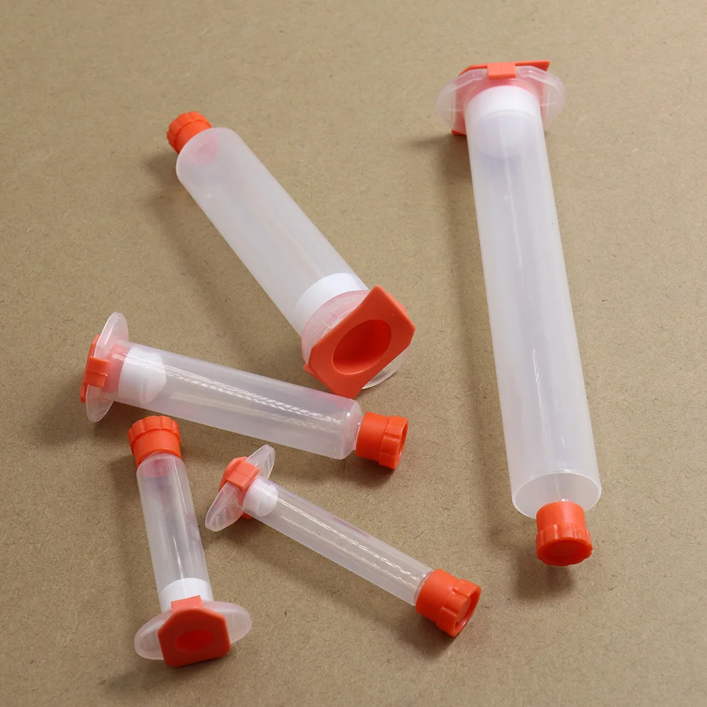 Transparent PP Tube Flux Container USA Type Dispensing Needle Tips ...