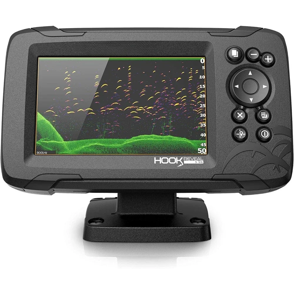 5-Inch-Fish-Finders-with-Transducer-Plus-Optional-Preloaded-Maps-map-US ...