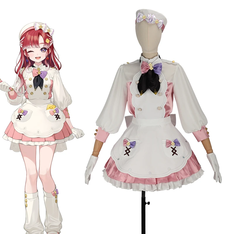 Game YouTuber Vtuber Speciale Saotome Berry Cosplay Costume maid outfit ...