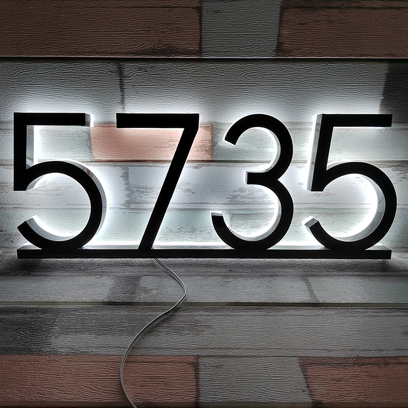 Customized-Modern-LED-House-Number-Light-Outdoor-Home-Apartment-Hotel ...