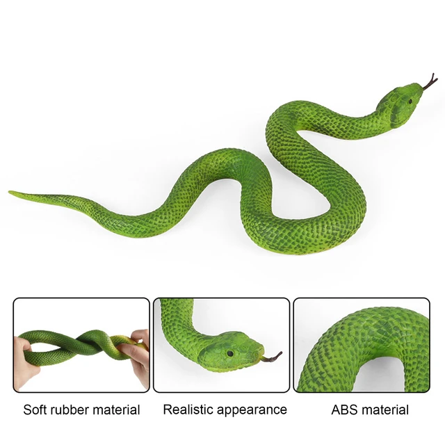 Rubber Rattlesnake Model Realistic Rubber Snake Fake Snake, 47% OFF