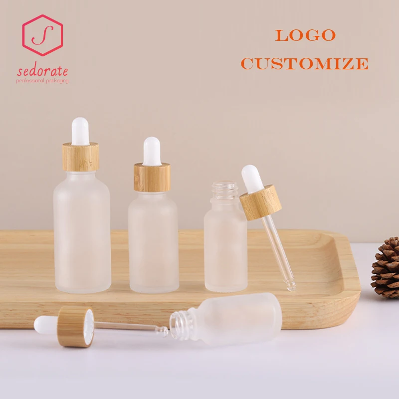 20/50 Pieces 5ml 10ml Frosted Amber Glass Dropper 20ml 30ml Clear Black ...