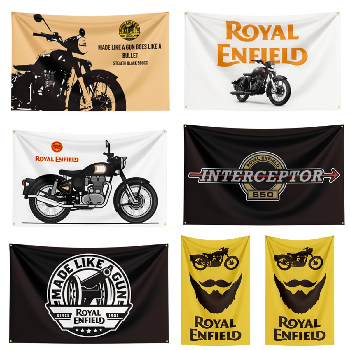 FLAGDOM-90X150CM-3X5FT-Royal-Enfields-Flag-Polyester-Printed-Motorcycle ...