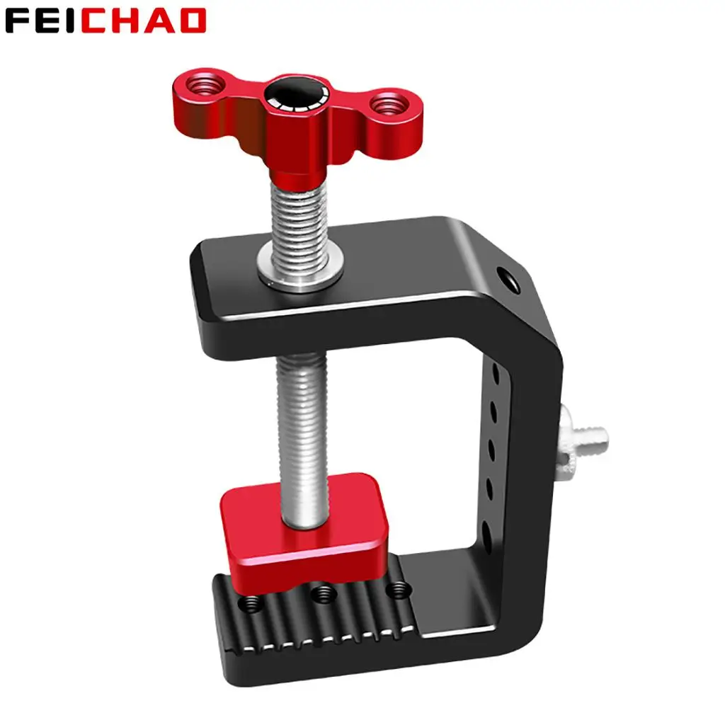 Heavy-Duty-Desktop-C-Type-Clamp-Adjustable-Desk-Fixed-Holder-Clip-1-4-3 ...