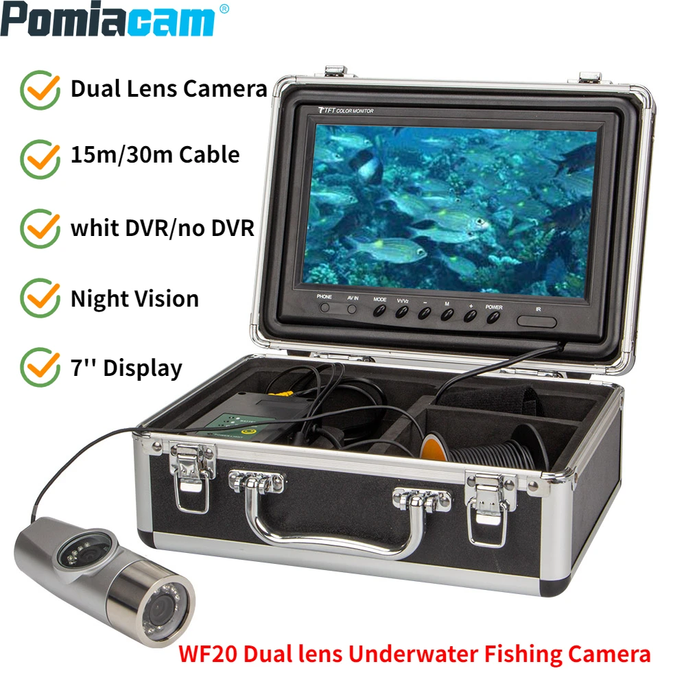 WF20-15M-Dual-camera-7inch-Display-Fish-Finder-Visual-HD-Fishing ...