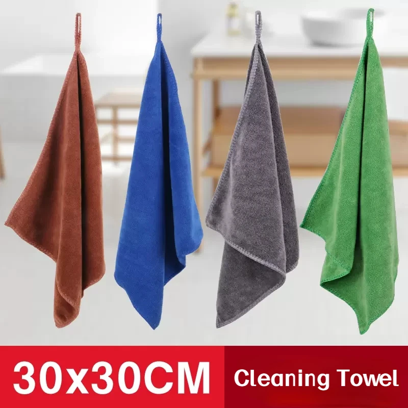 10 Pieces/lot Microfiber Water Absorbing Duster Cloth Kitchen ...