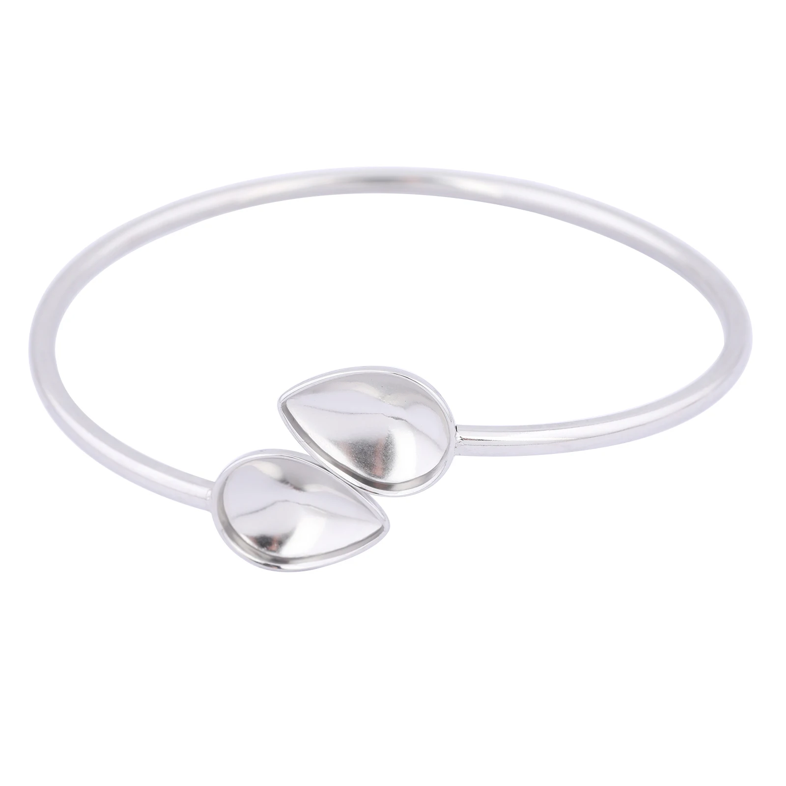 5pcs Stainless Steel Bezel Tray Bangle Bracelet Blanks Fit 10x14mm ...