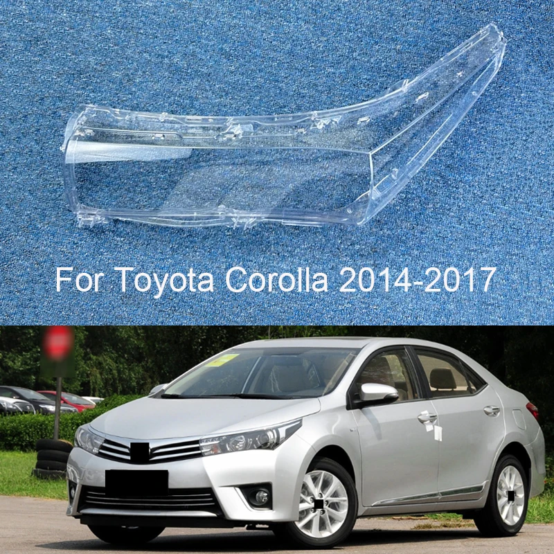 Car Front Headlight Cover For Toyota Corolla 2014 2015 2016 2017 ...