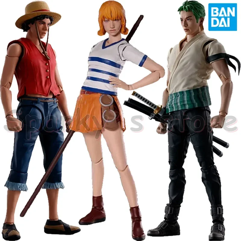 Bandai Original S.H.Figuarts One piece Anime Figure Monkey D. Luffy ...
