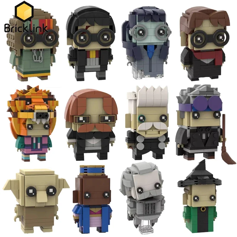Bricklink-Wizard-Academy-MOC-Magic-Movie-Figures-Brickheadz-Animals ...